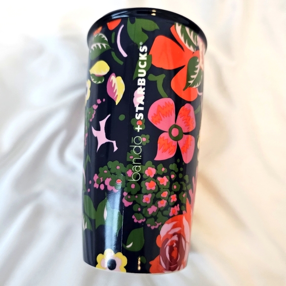 Starbucks | Kitchen | Bando Starbucks Double Wall Ceramic Travel Mug ...
